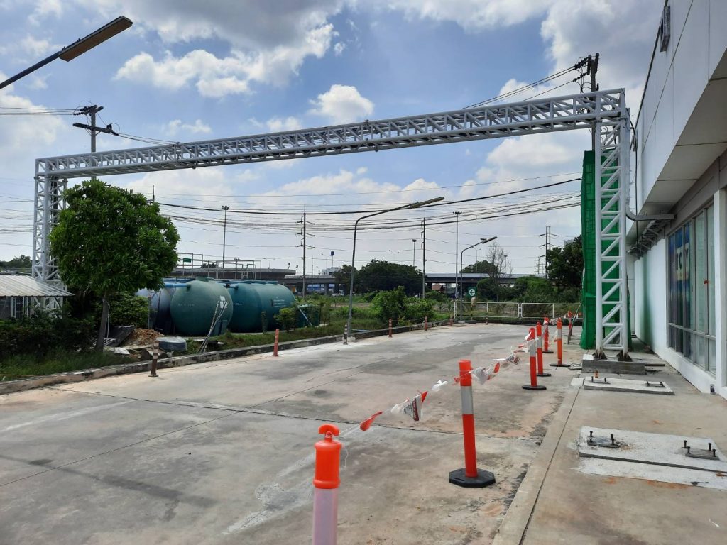 Pipe Bridge สะพานเดินท่อ - Tesco Lotus สมุทรสงคราม - JET STEEL and SERVICES